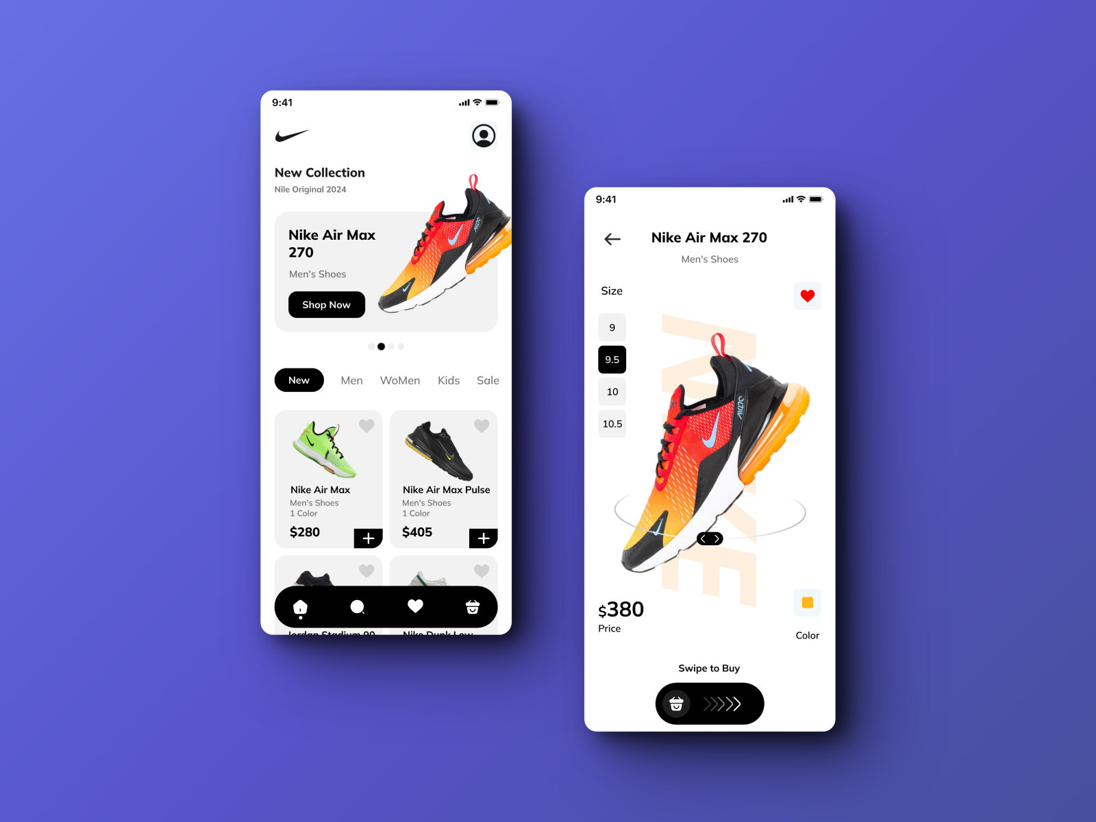 Nike Shoes App by Vivek Kaklotar on Dribbble