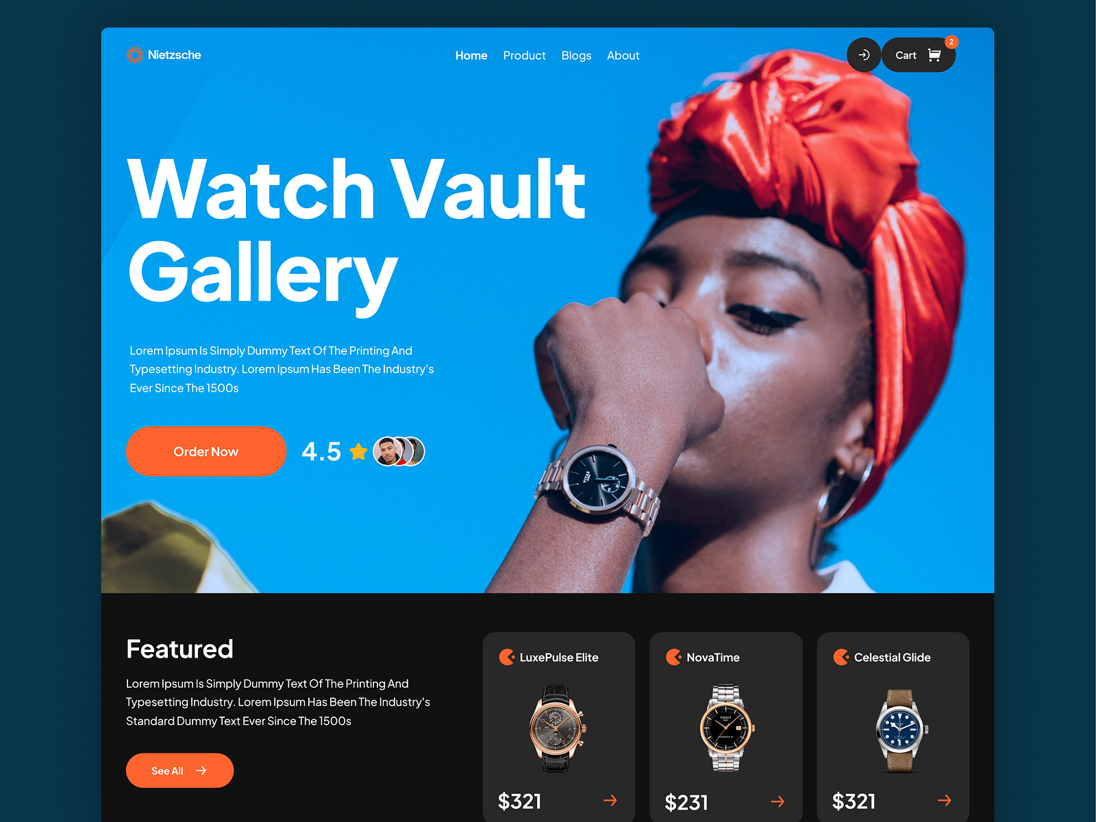eCommerce Website - Watch Store by Mostafizur Rahaman on Dribbble
