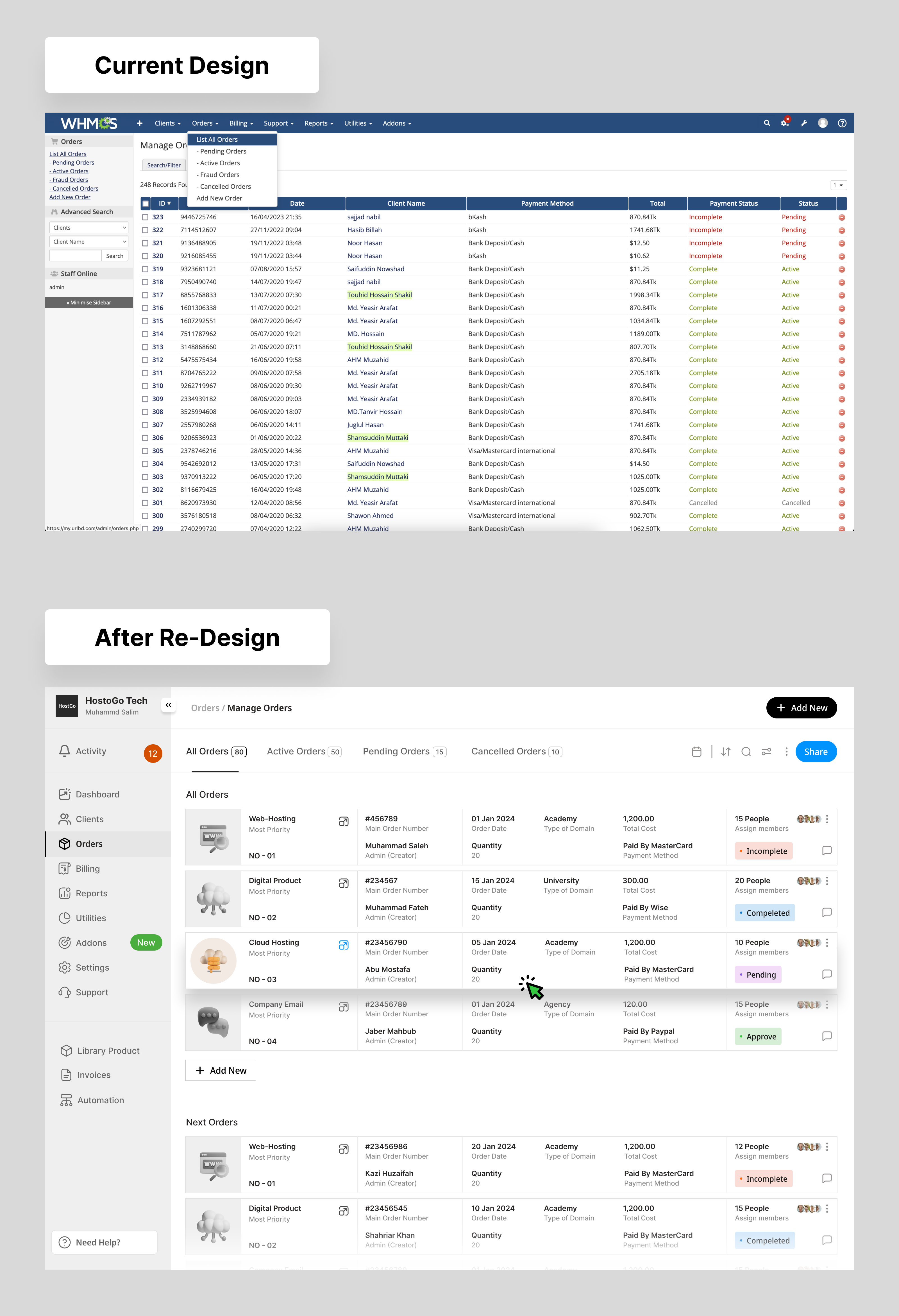 Business Performance CRM UI UX by Muhammad Salim for Sadax Studio on ...