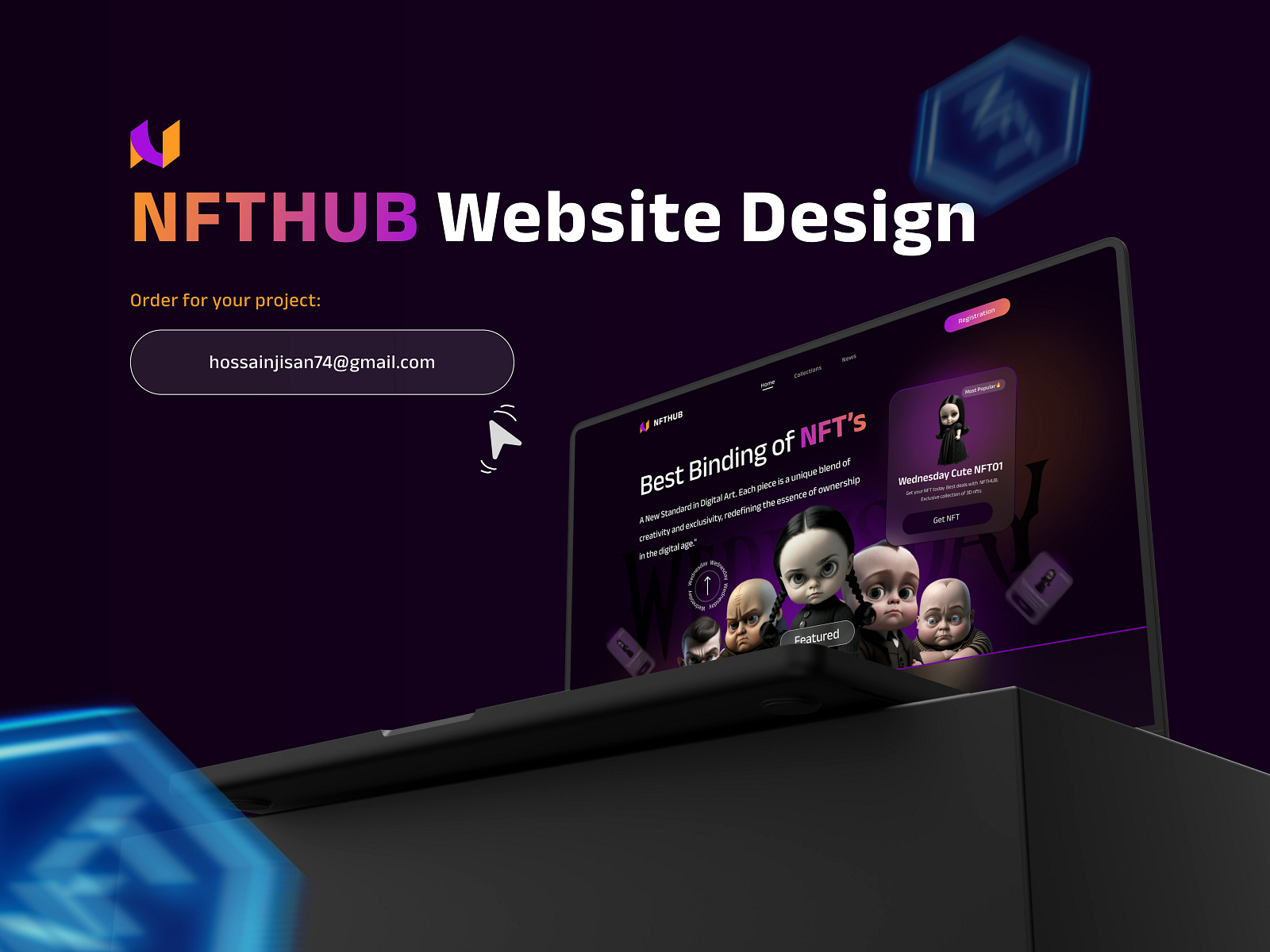 NFTHUB Website Design by Jisan Hossan on Dribbble