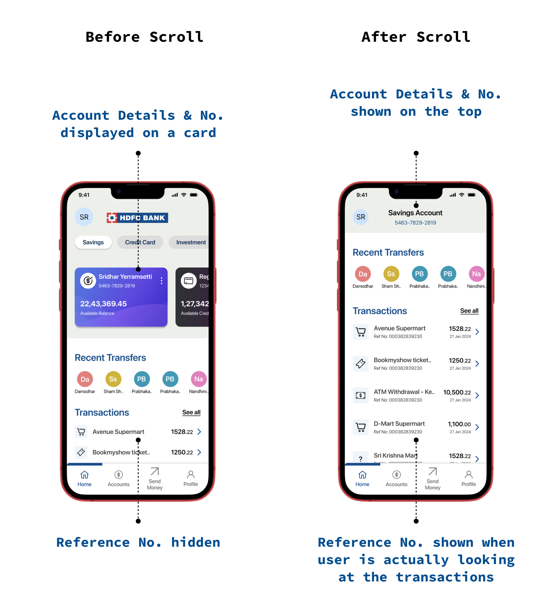 Redesign HDFC Bank Mobile App by Sridhar on Dribbble