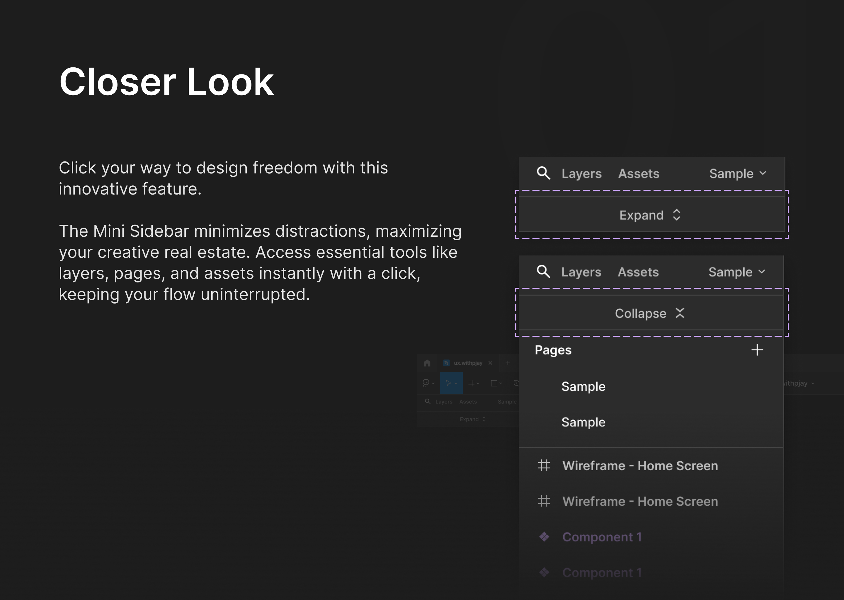 Figma Left Sidebar - A UX Case Study by Purnjay Parmar on Dribbble