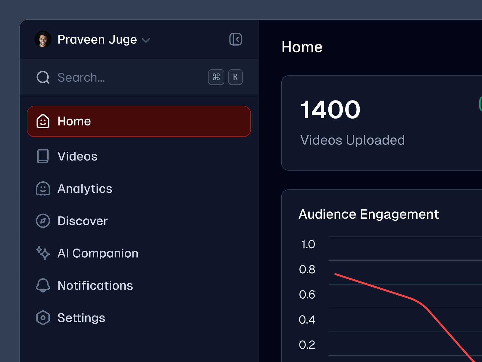 Dashboard Sidebar 👈 by Praveen Juge on Dribbble