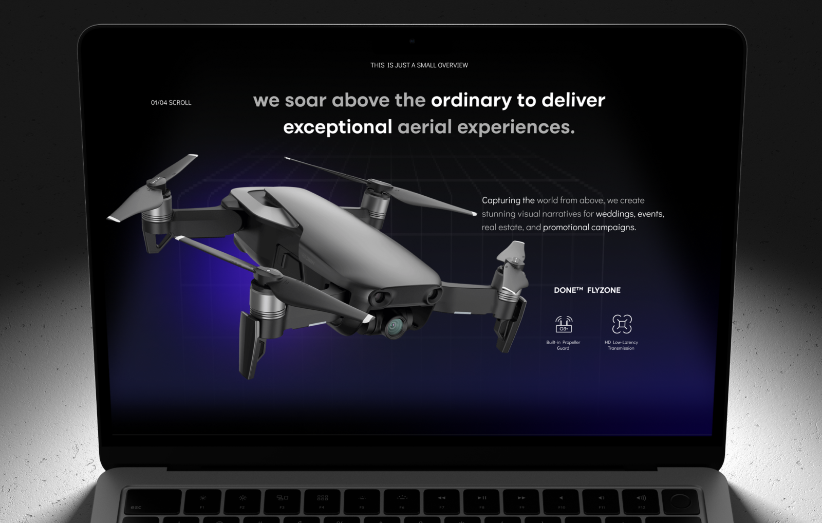 Drone Landing Page UI design I Website Design by Opedia Studio on Dribbble