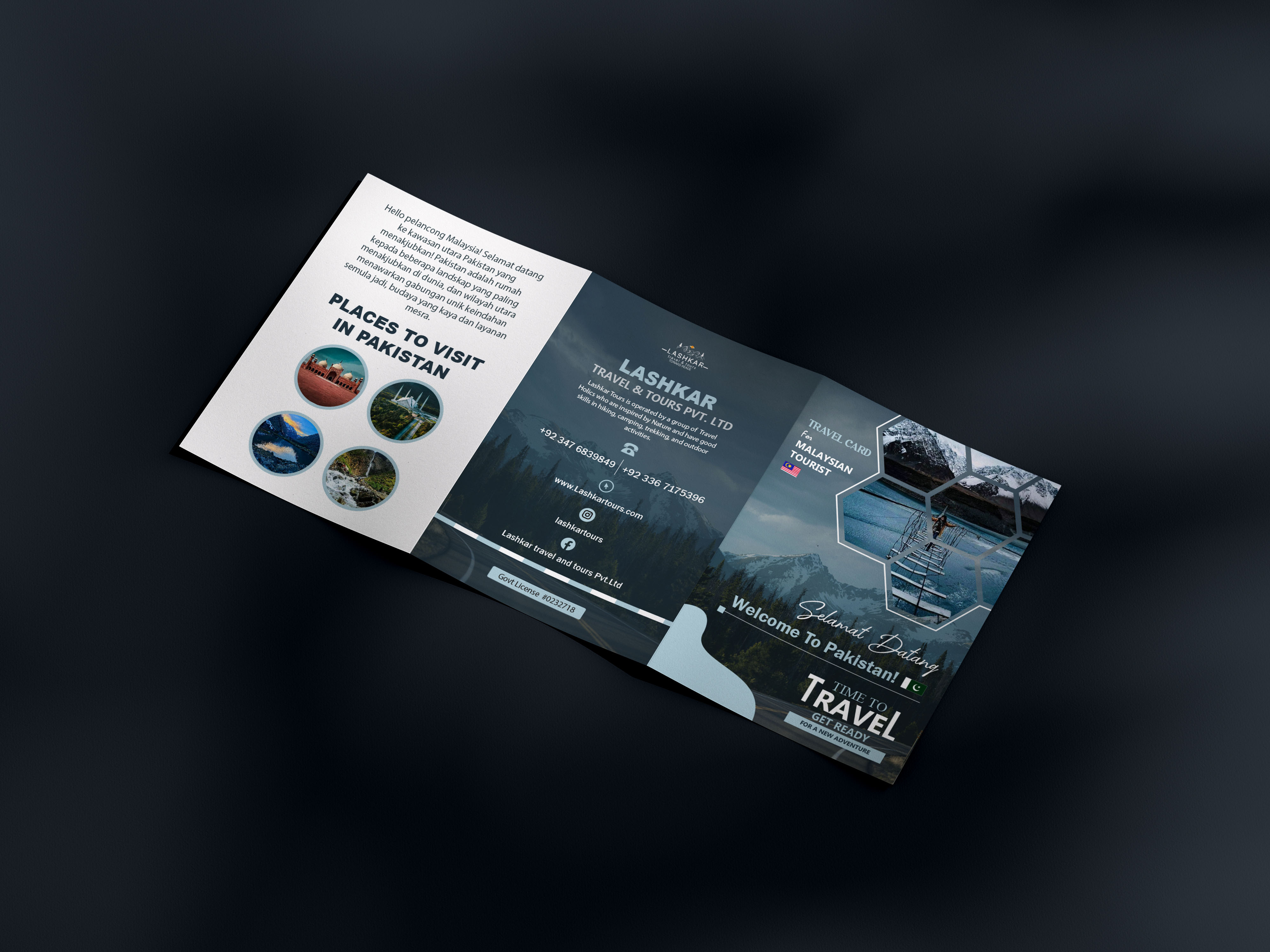 Travel Card Design by attiqahdesigner_246 on Dribbble