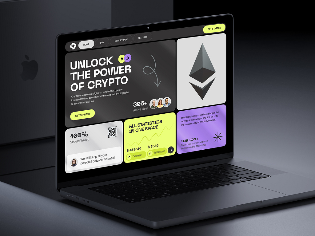 Crypto Currency Exchange & Currency Converter Website UI Design by ...