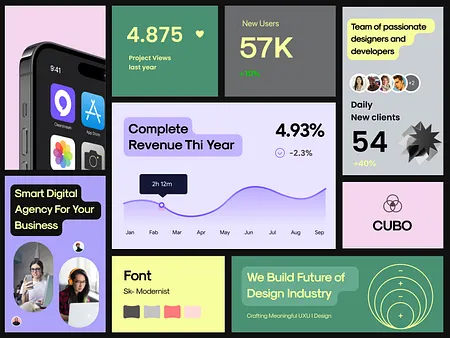Bento UI designs, themes, templates and downloadable graphic elements ...