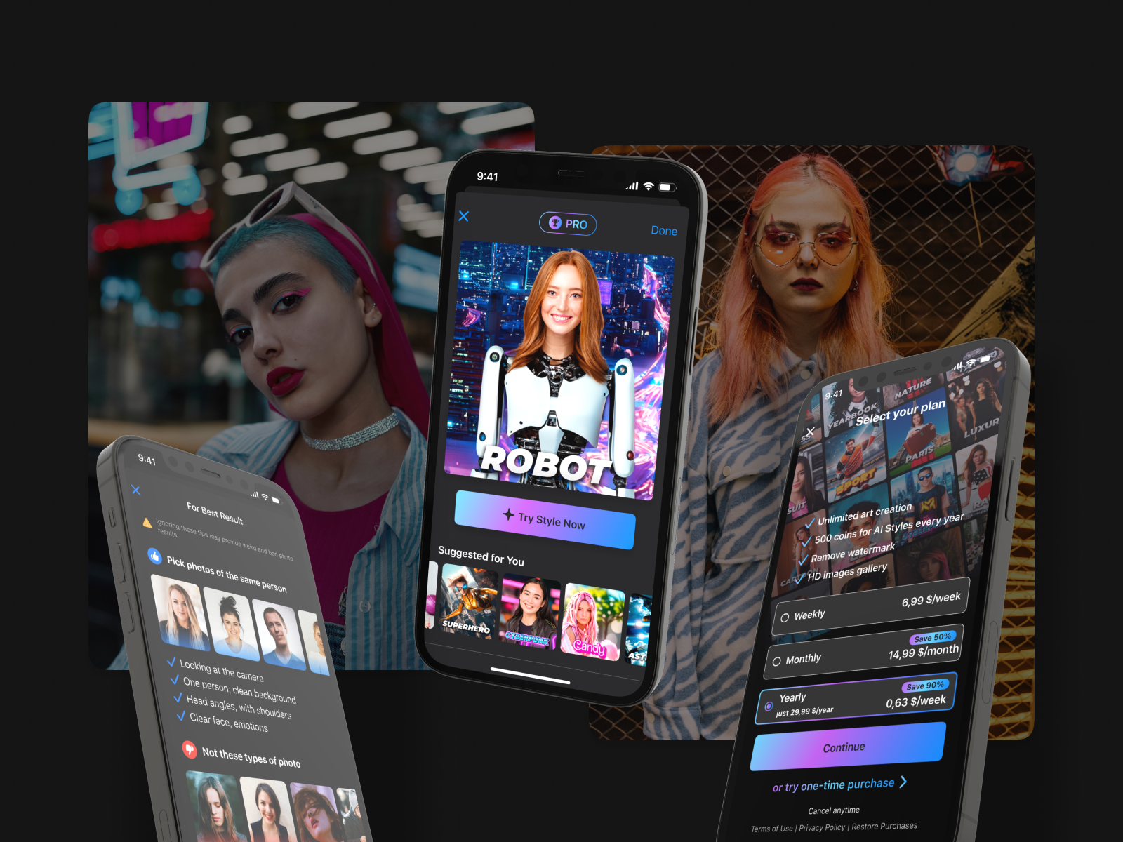 ReImage – AI Photo Editor & Art Generator by Alona Yakovlieva on Dribbble