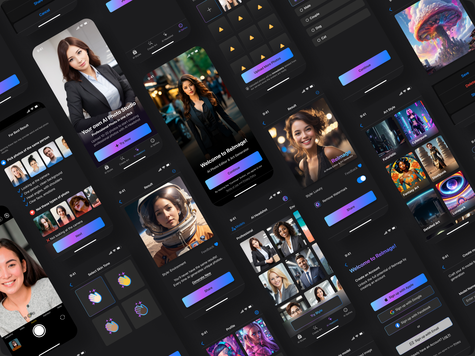 ReImage – AI Photo Editor & Art Generator by Alona Yakovlieva on Dribbble