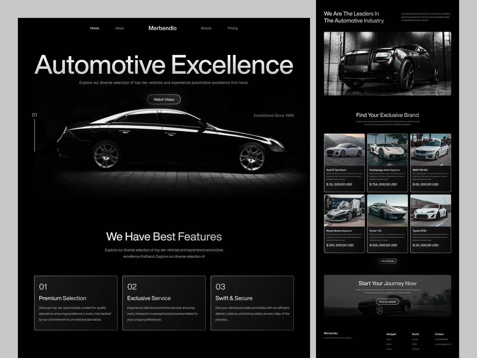 Car Selling Website designs, themes, templates and downloadable graphic ...