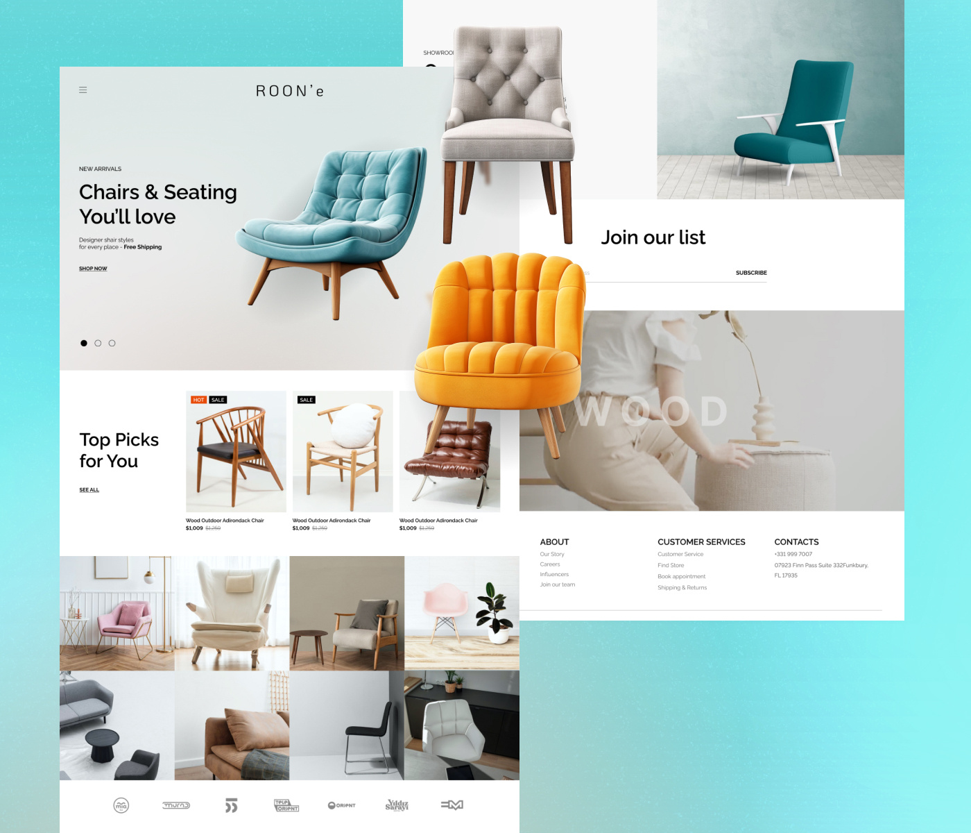 Chairs UI|UX Design for Landing Page Animation by Natali Silk on Dribbble