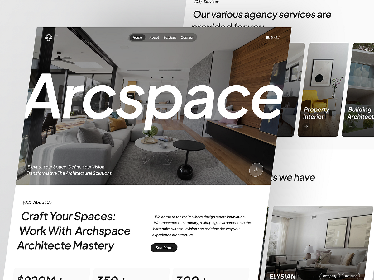 Architecture Agency by Vincentius Rangga for Odama on Dribbble