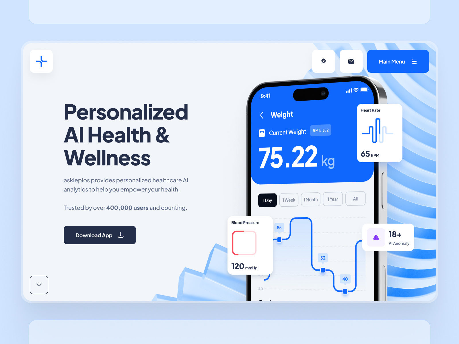 asklepios Web UI: AI Healthcare & Wellness Website Template 🩺 by ...