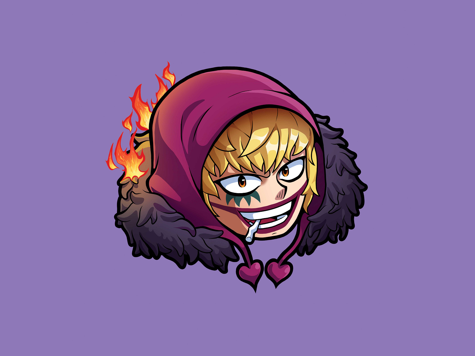 DONQUIXOTE ROSINANTE CORAZON | Head Chibi | [OnePiece] by IrgiNM on ...