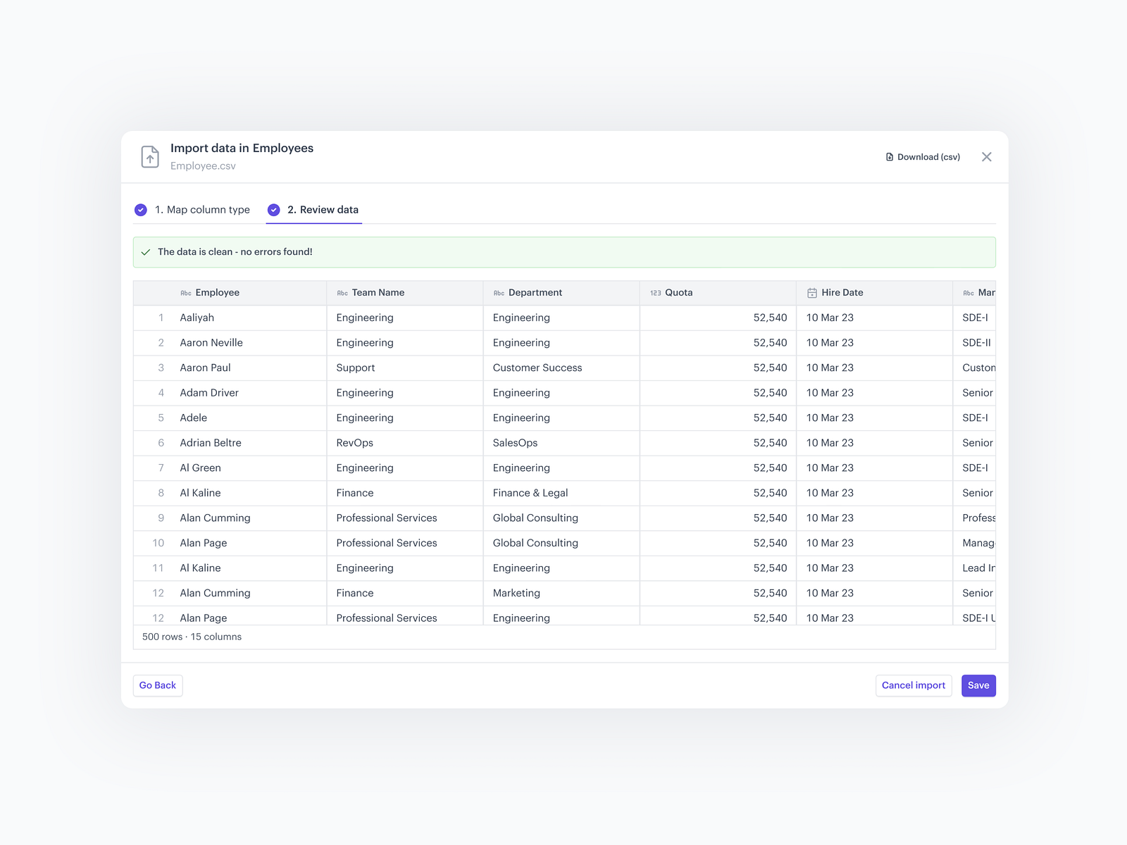 Table Ui Design By Hari Teja For Turinglabs On Dribbble