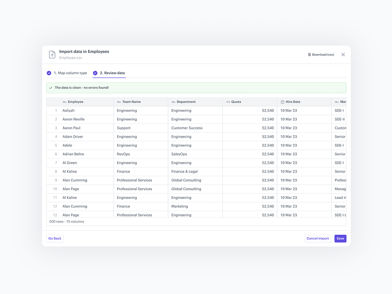 Table UI designs, themes, templates and downloadable graphic elements ...