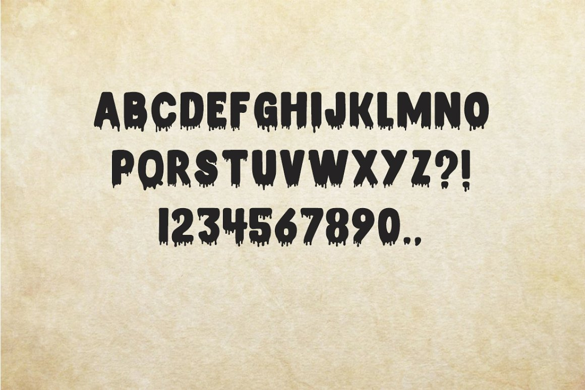 Dripping Font TTF by Creative Font Template on Dribbble