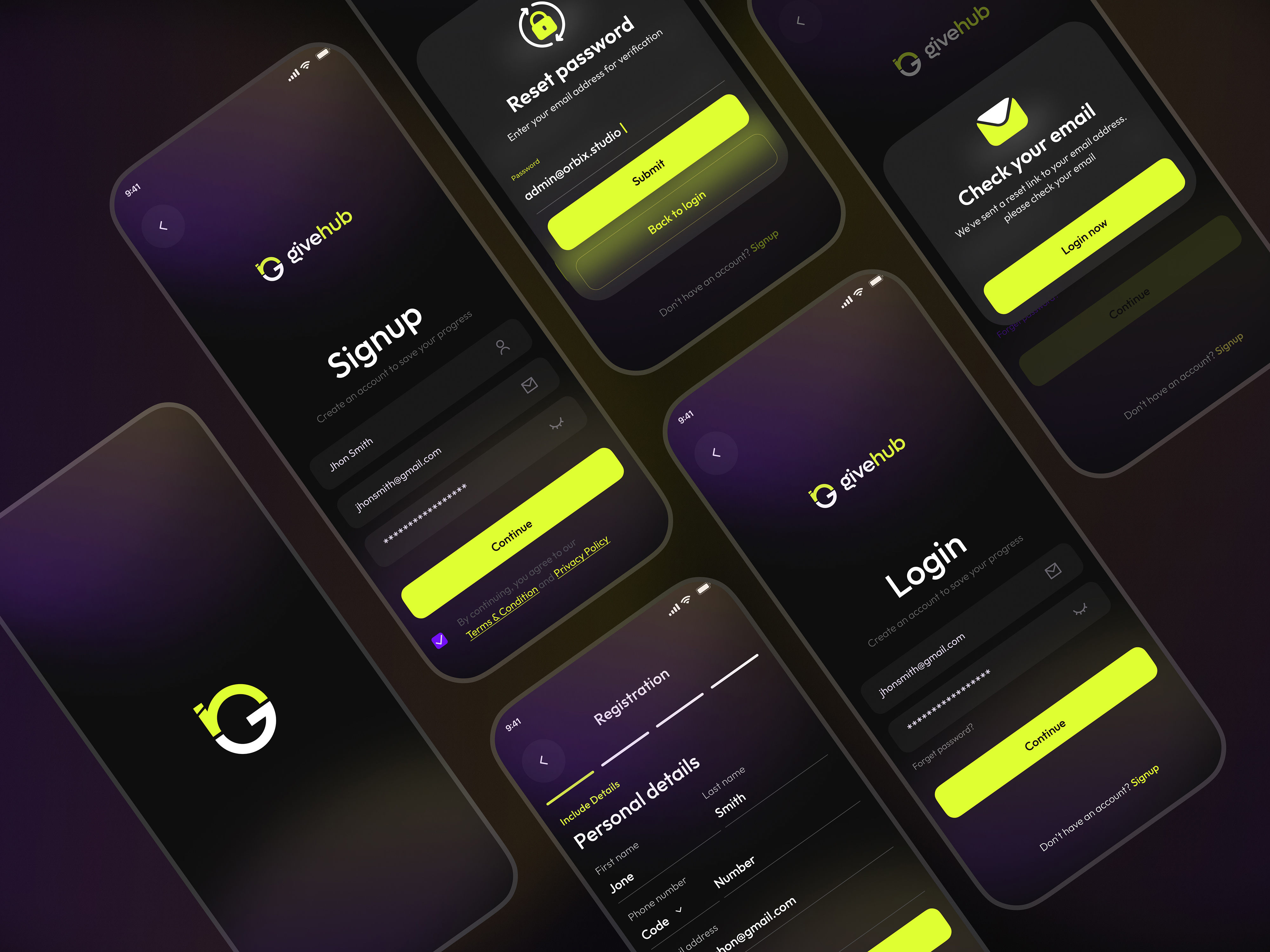 GiveHub: Mobile App UX | Case Study | Orbix Studio by Mobile App UI ...