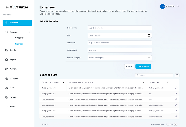 Accounting Software design by Anmol Wajid on Dribbble