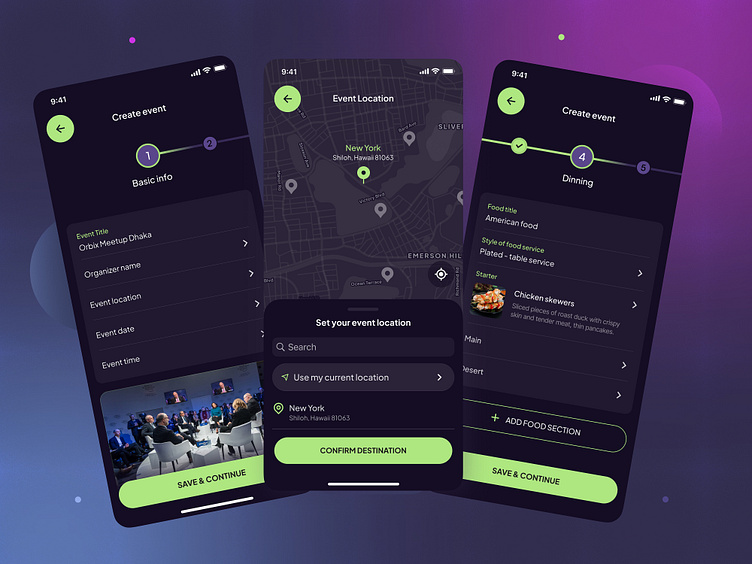 9events Mobile App Ui Design Create Event Flow Template By Mobile App Ui Design Orbix