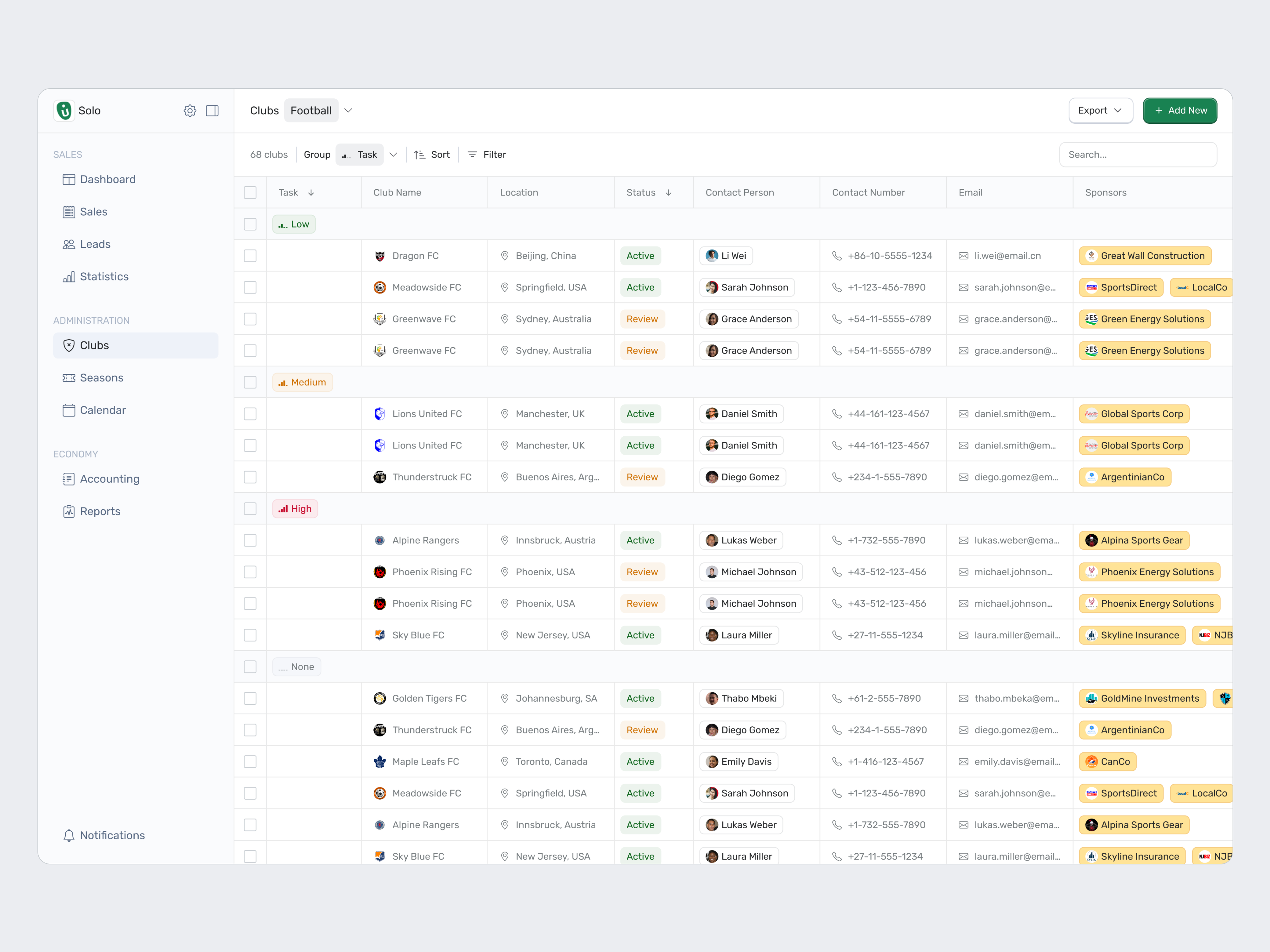 CRM system, sales, management, table, clients by Natalie Usevych 🇺🇦 on ...