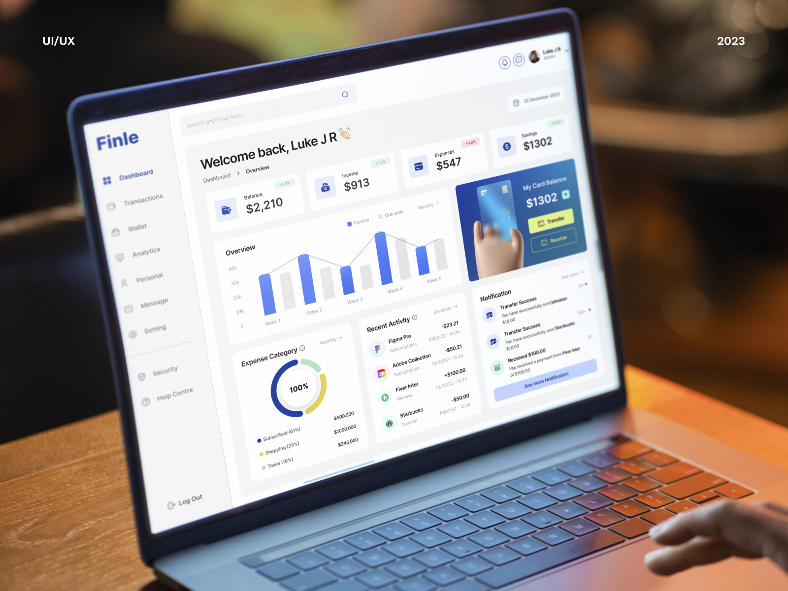 Finance Fintech Admin Dashboard UI Design by Opedia Studio on Dribbble