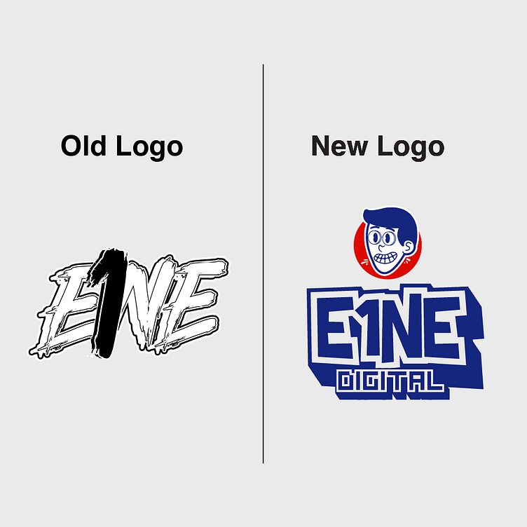 E1NE Digital Logo Re-Design by Eine Josef O. Natino on Dribbble