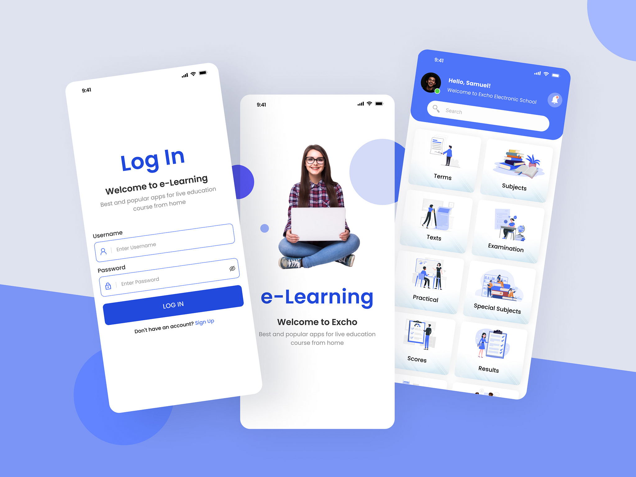e-Learning App UI Design by Tomal on Dribbble