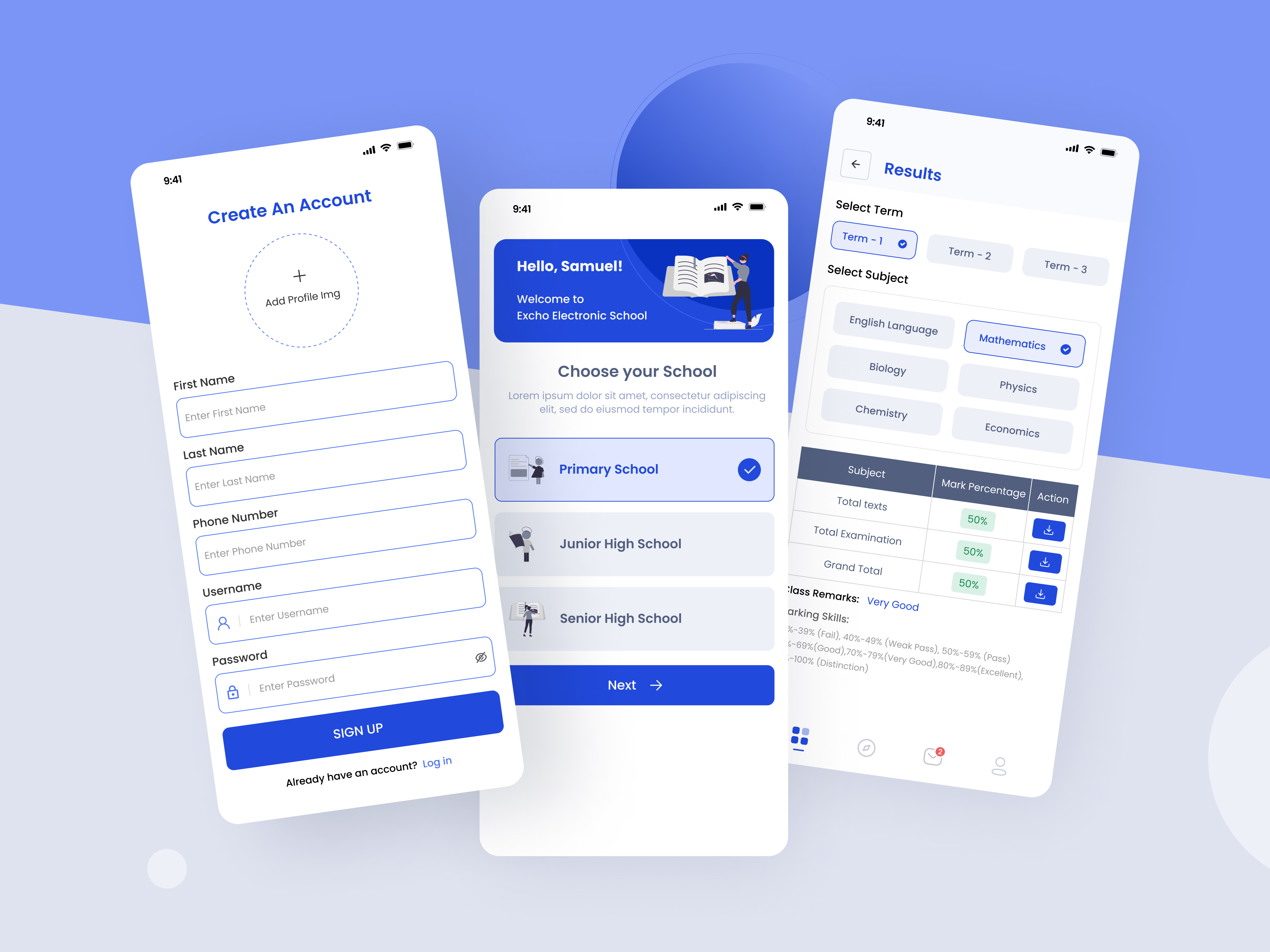e-Learning App UI Design by Tomal M. on Dribbble