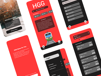 Transportation System App Design by Booogie on Dribbble