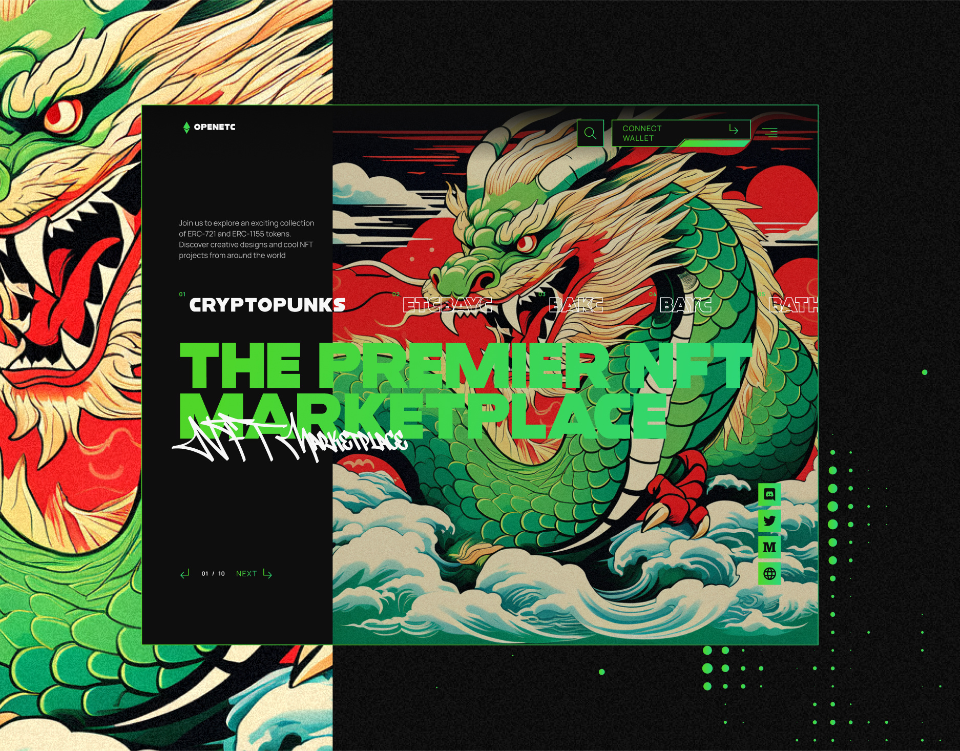 NFT Hero-screen by Natali / Web-Designer on Dribbble
