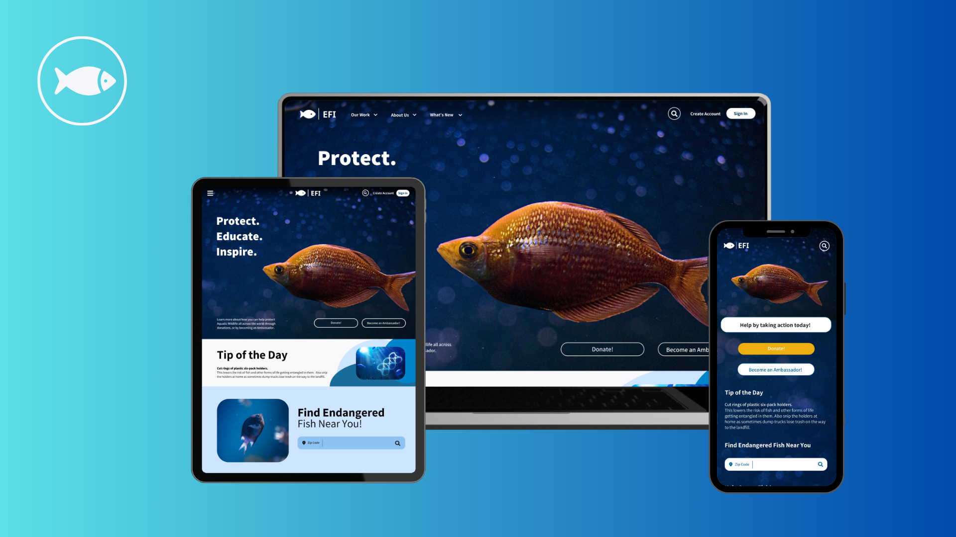 Fish UI designs, themes, templates and downloadable graphic elements on ...