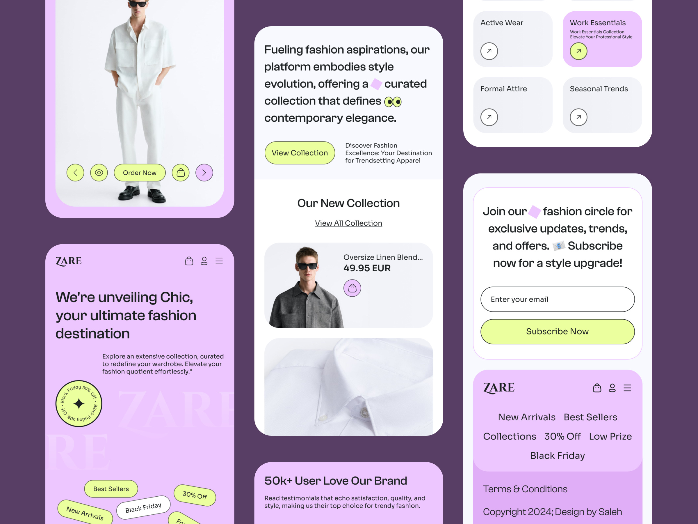 Cloth Selling Ecommerce Website by Saleh Ahmed on Dribbble