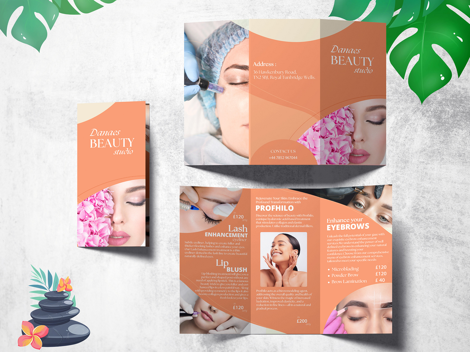 Beauty Studio Leaflet by GraphiXPlosion on Dribbble