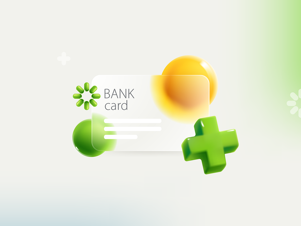 3D bank card template by Roma Korolev (kaer logo) on Dribbble