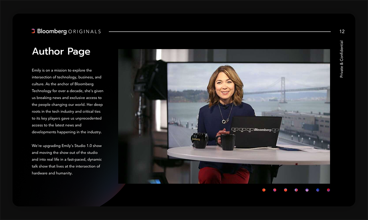 Google Slides Template for a New Bloomberg Originals Show by Toufik ...