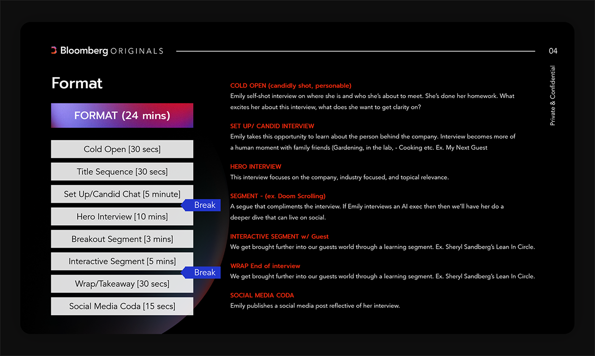 Google Slides Template for a New Bloomberg Originals Show by Toufik ...