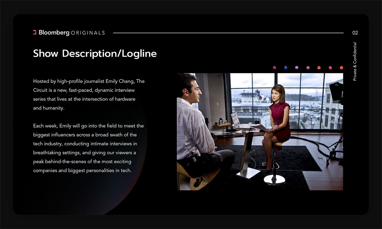 Google Slides Template for a New Bloomberg Originals Show by Toufik ...