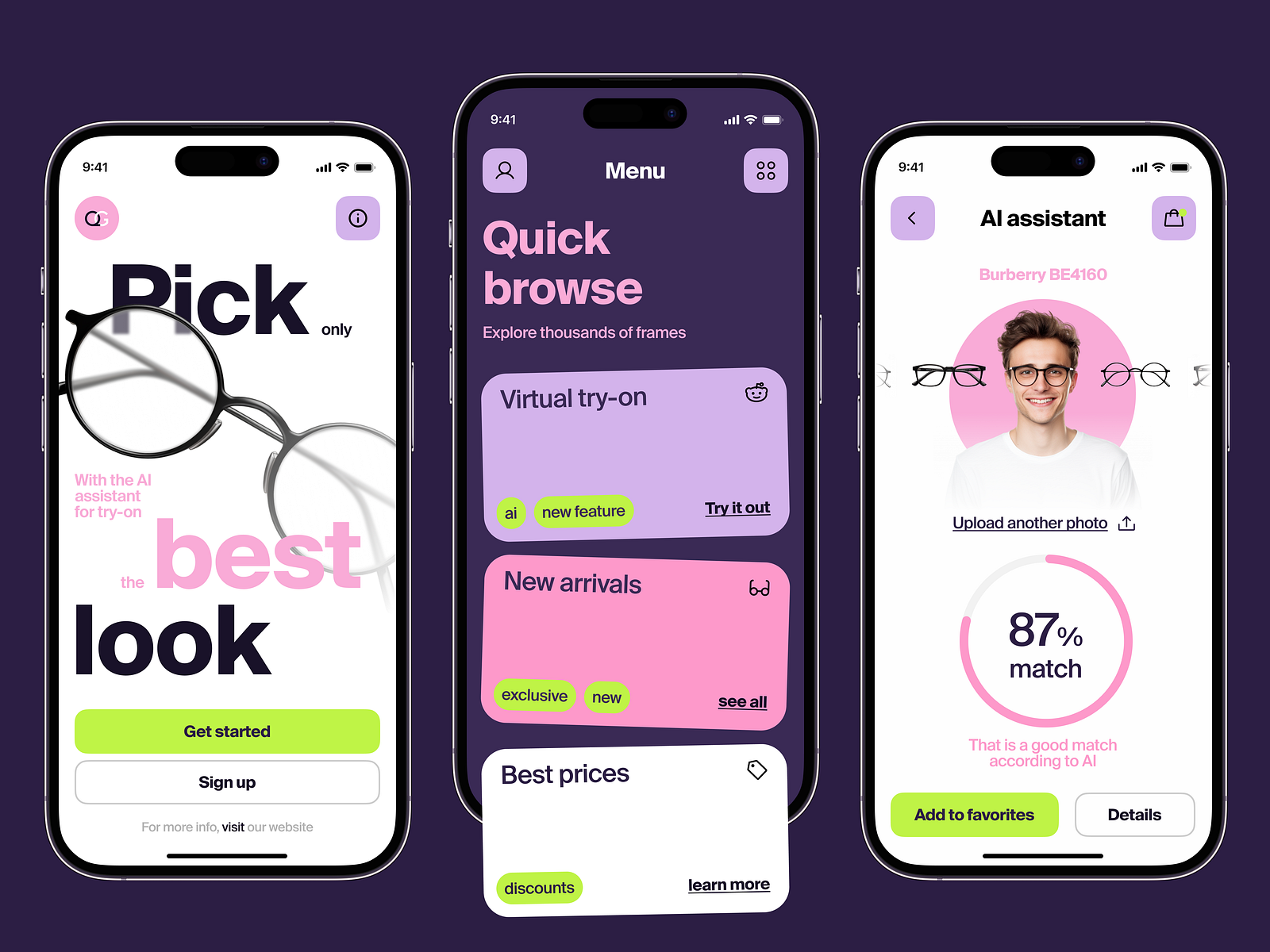 Opticstyle Mobile App Concept By Lay Ux Ui And Branding On Dribbble