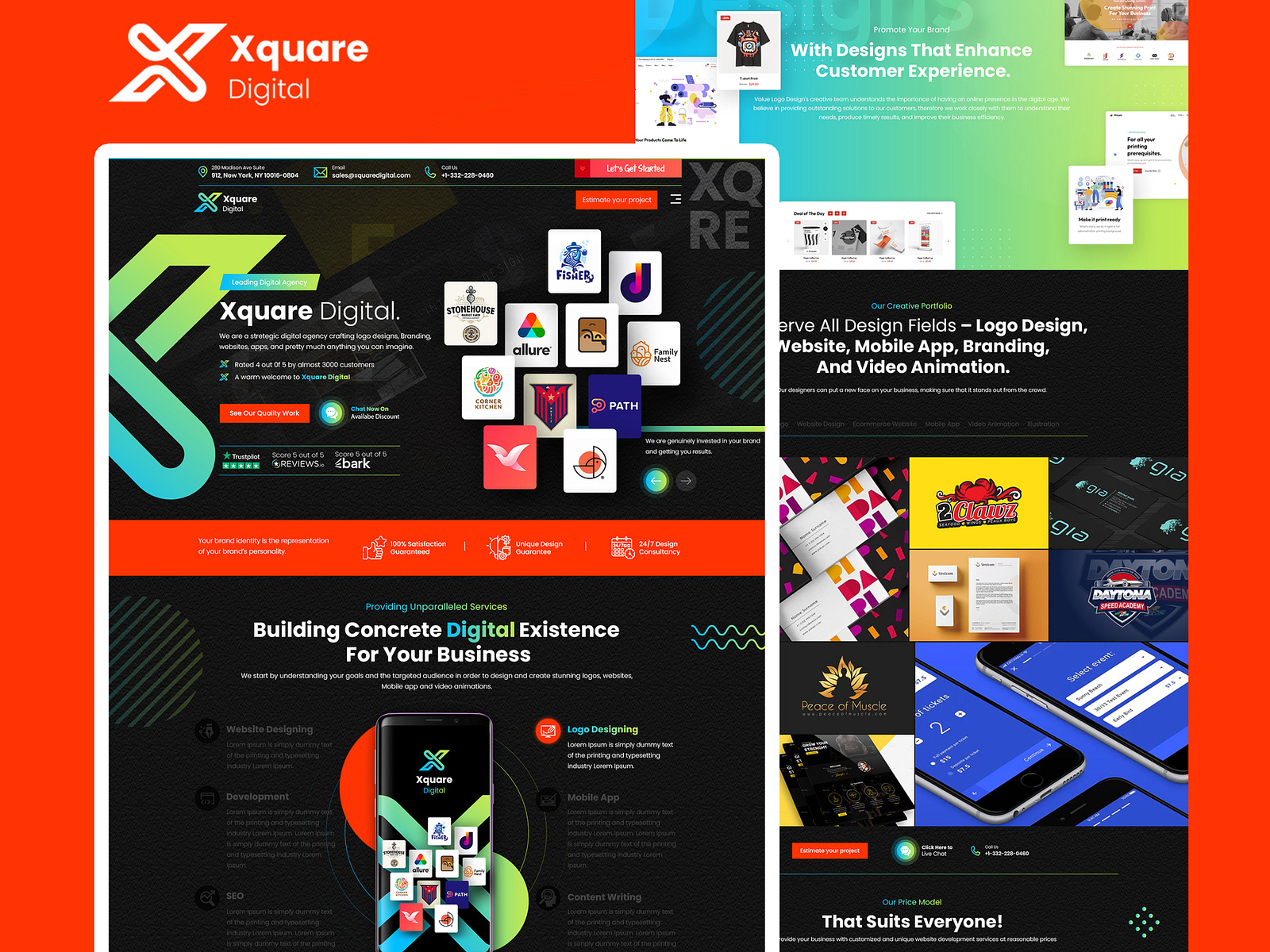 User Interface - Website design - Landing Page by Zain Basham on Dribbble