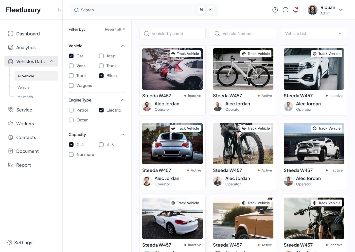 Fleet management Ux/Ui Design by Ahmed Tamjid on Dribbble