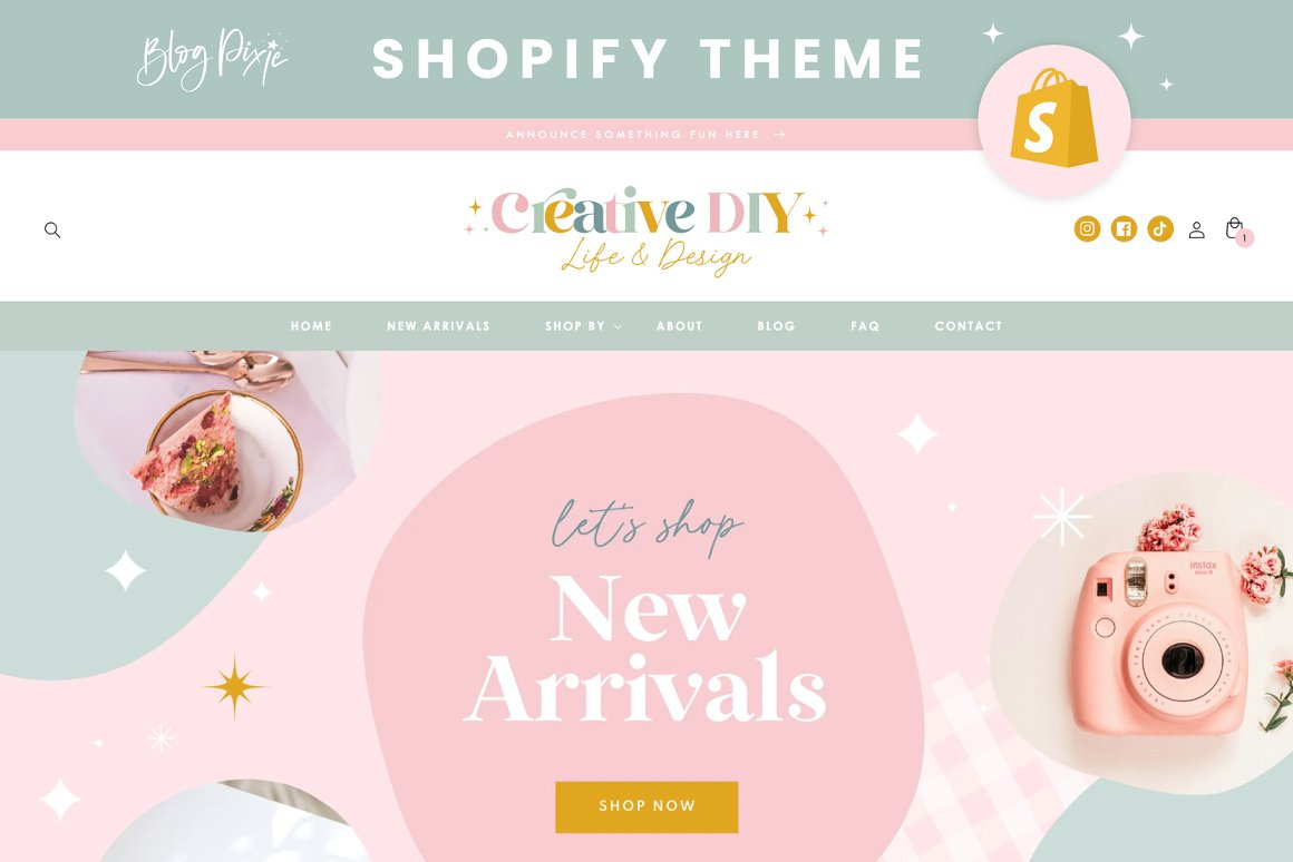 Shopify Theme Pastel by Shopify Template on Dribbble