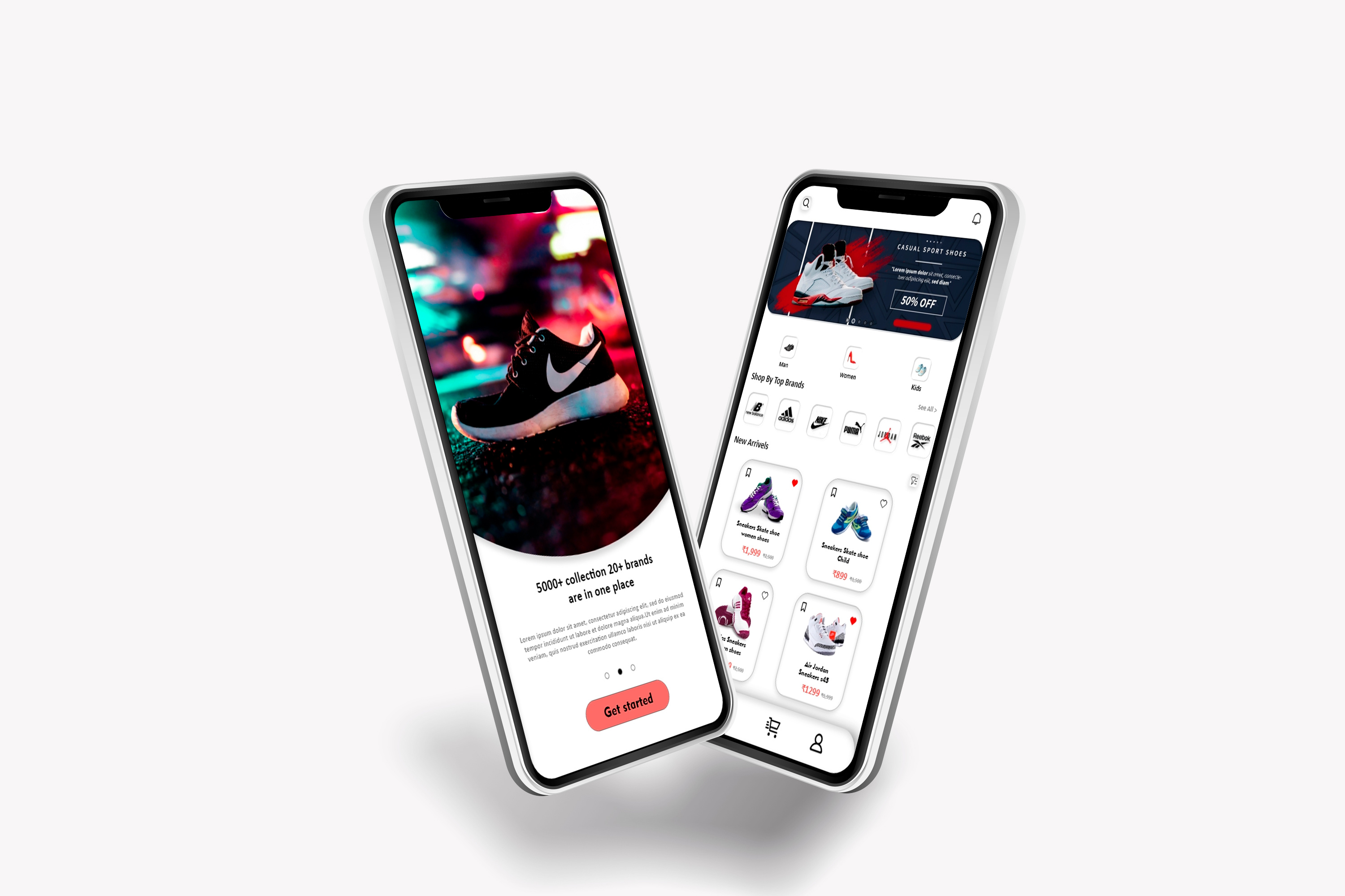 Seamless Steps in Style - UI/UX Dribble for Footwear Fashion by ...