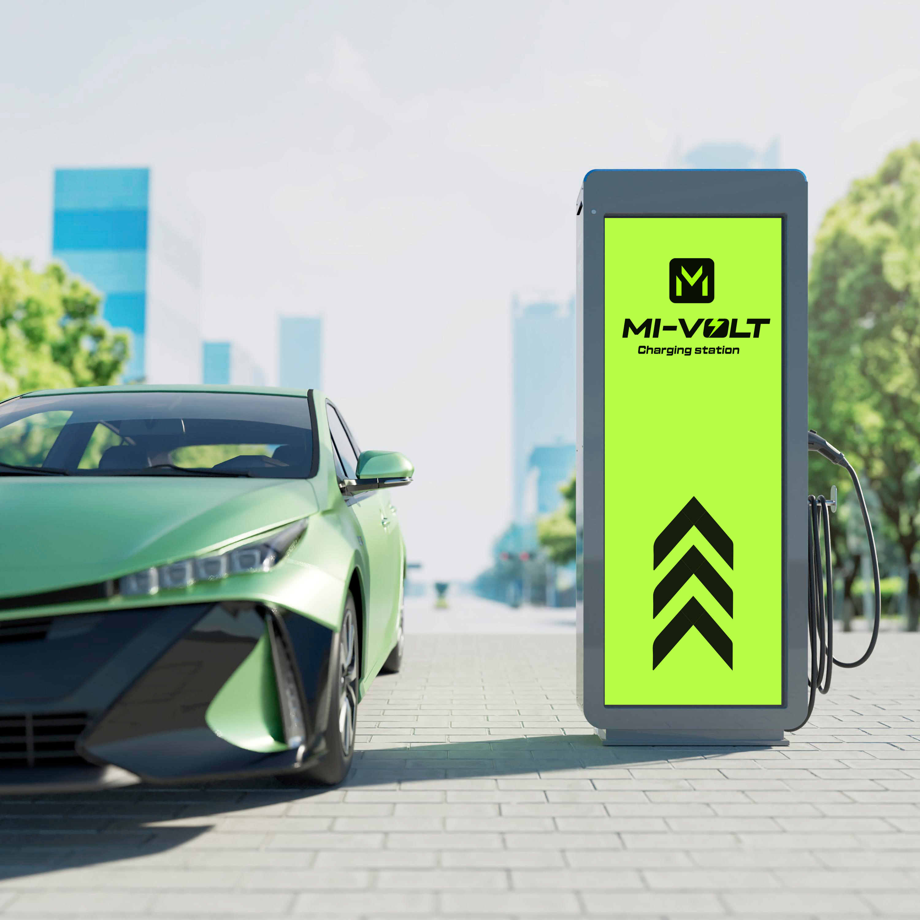 Brand Logo Design - Mivolt Charging Station by BFS on Dribbble