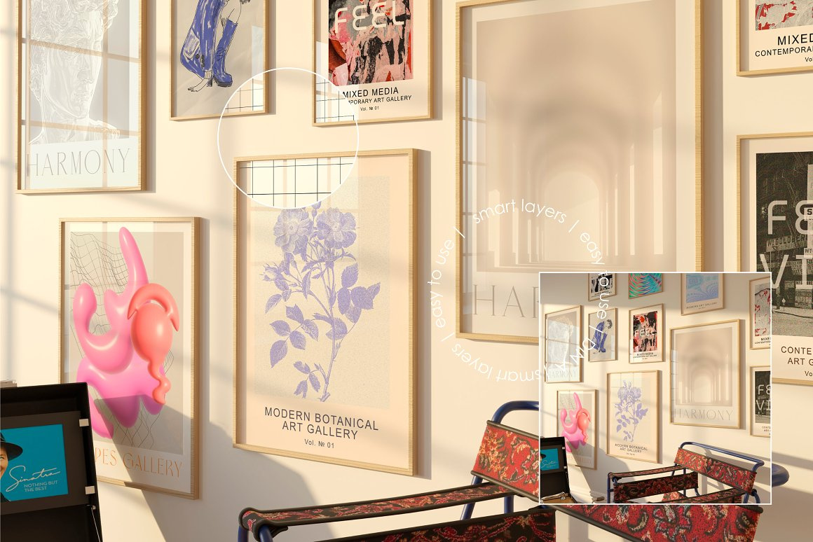 RETRO NOSTALGIA Frame Mockup set by Product Mockups on Dribbble