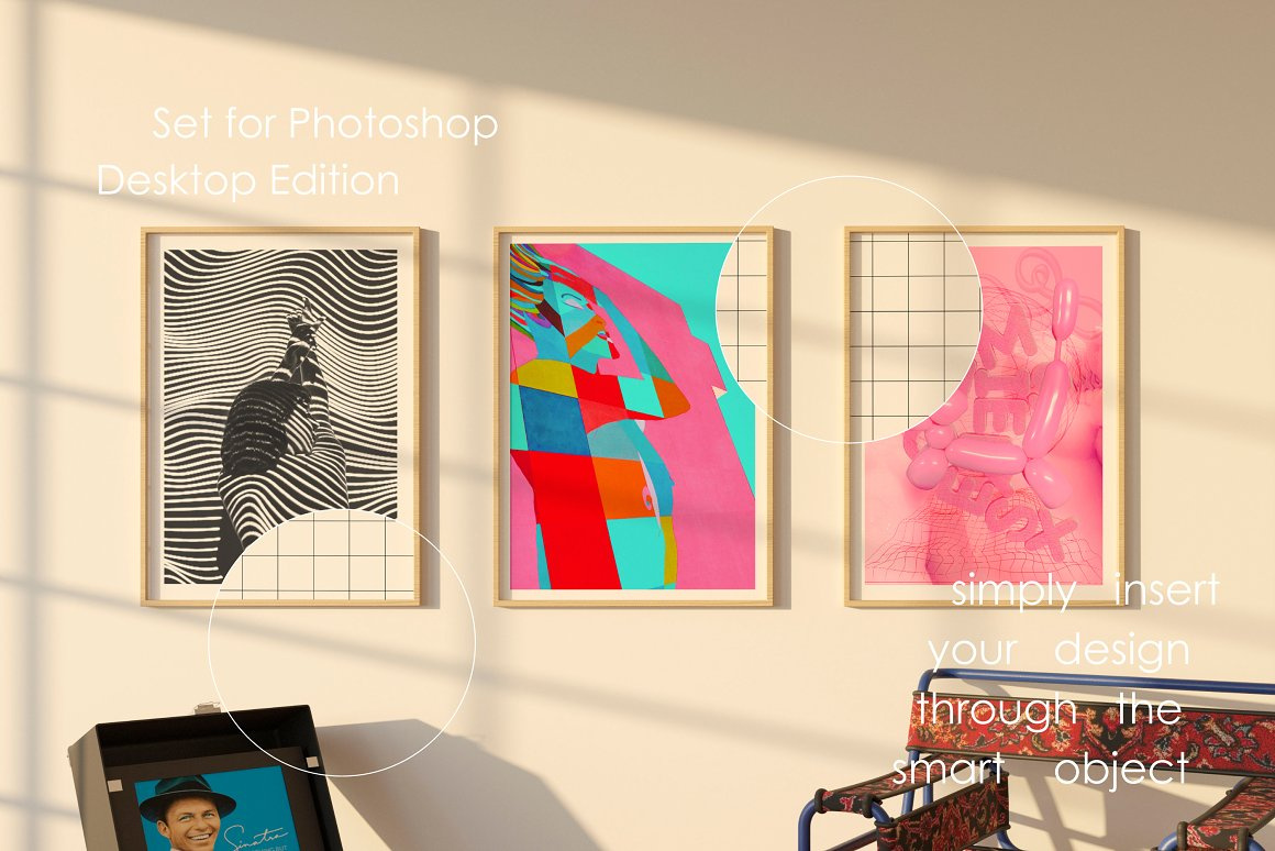 RETRO NOSTALGIA Frame Mockup set by Product Mockups on Dribbble