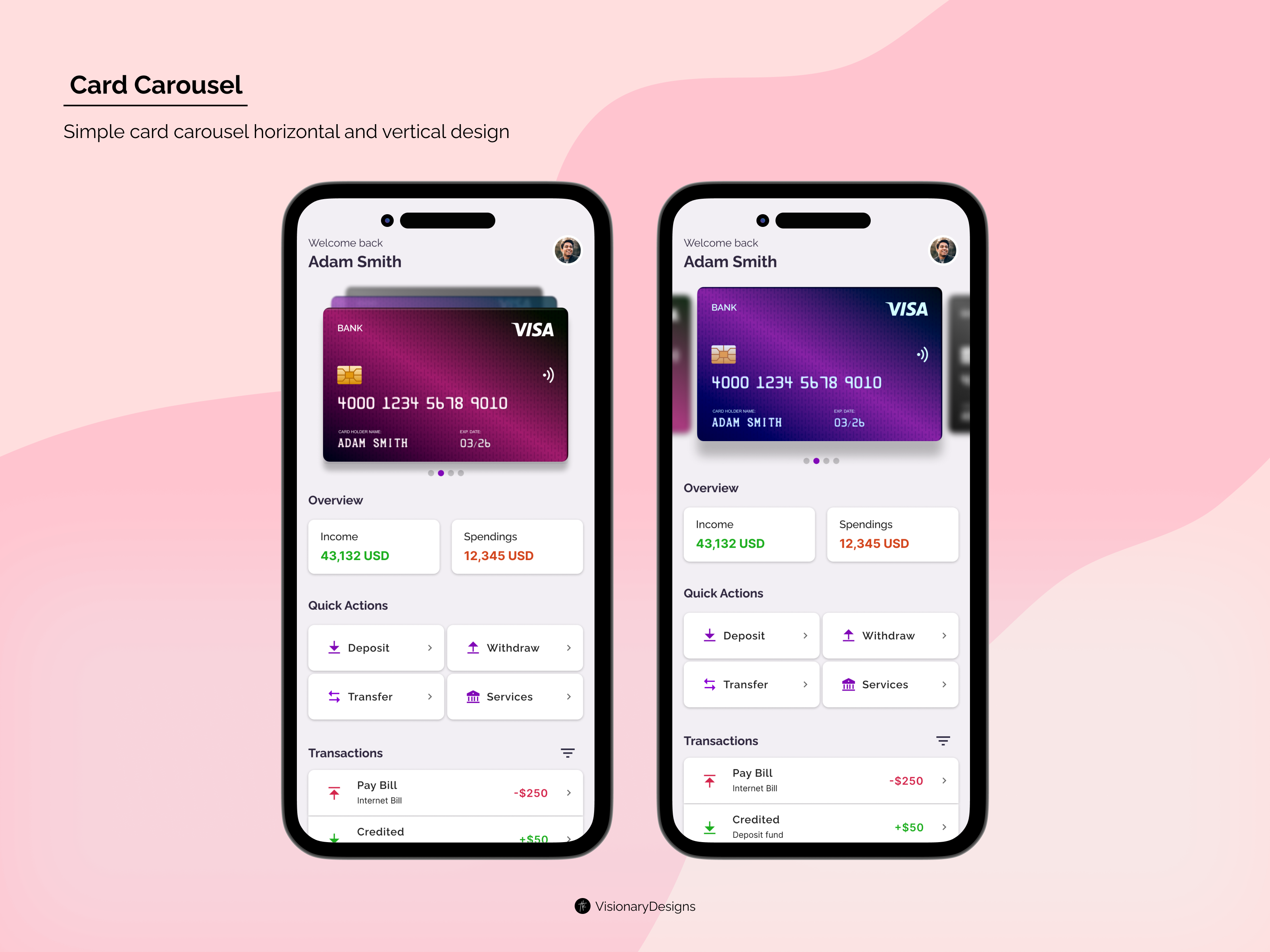 Browse thousands of Vertical Credit Card images for design inspiration ...