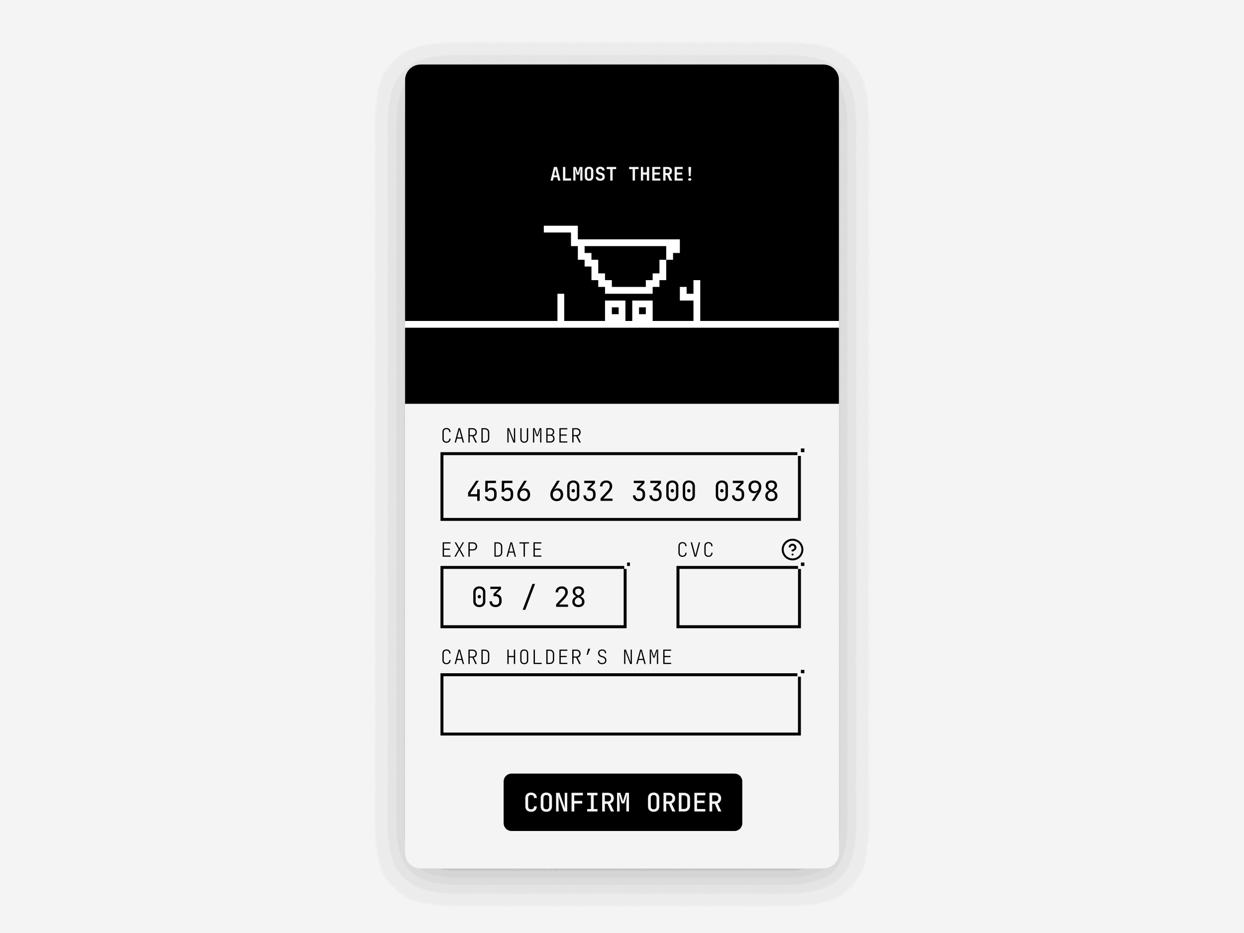 Checkout animation by Yaprak Deniz Yurt on Dribbble