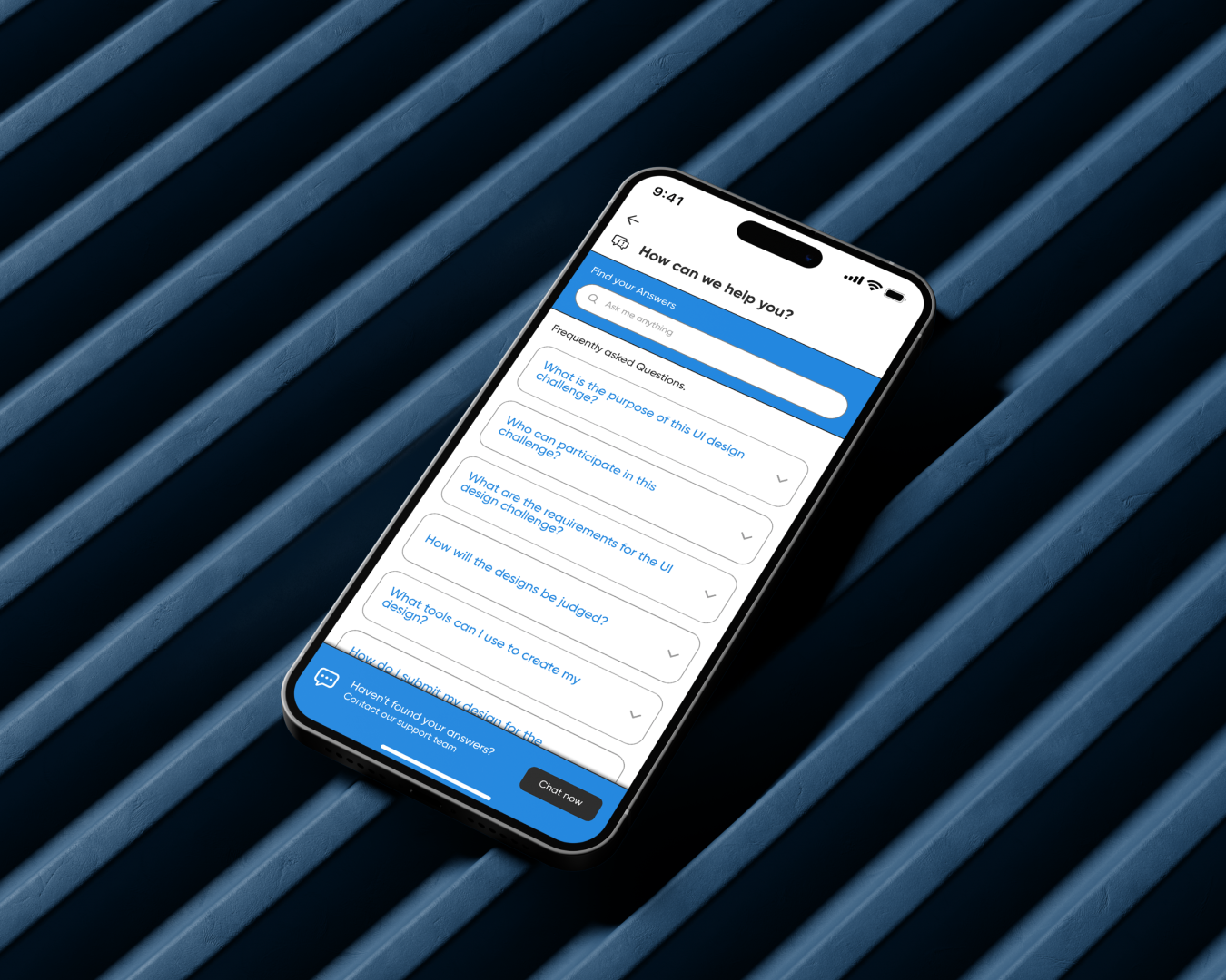 FAQ Page UI Design by Karthik Rao on Dribbble