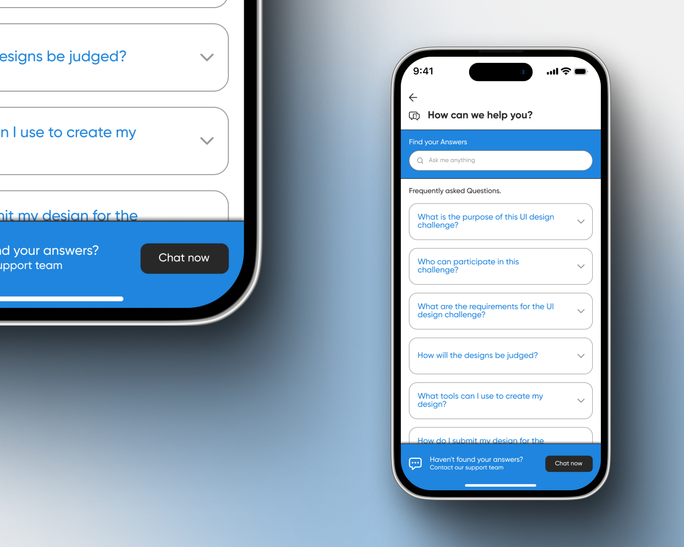 FAQ Page UI Design by Karthik Rao on Dribbble